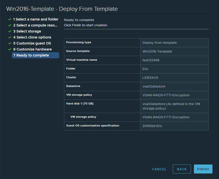 Applying Vsphere Encryption When Cloning A Vm Veric 2201